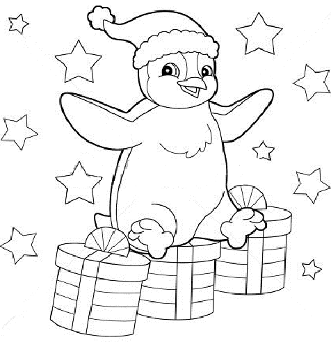 IMAGINI de colorat cu pinguini / PINGUINI DE COLORAT :: Fise de lucru ...