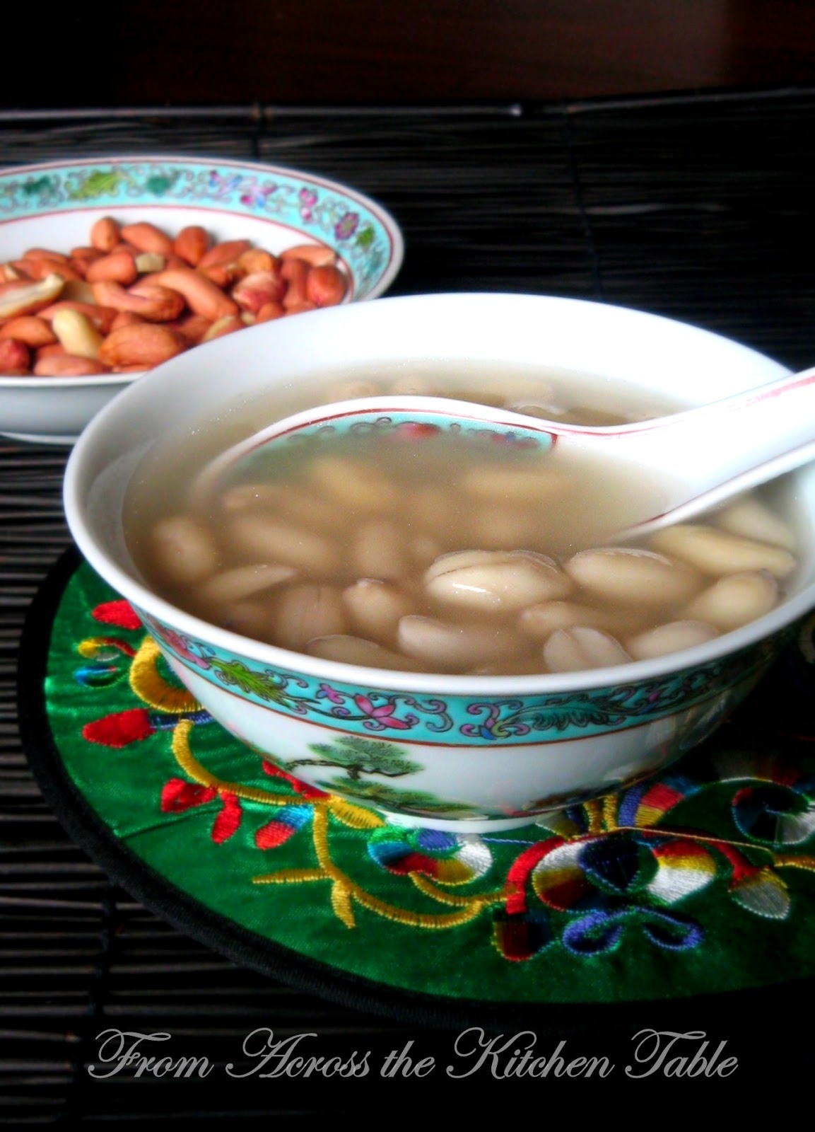 From Across the Kitchen Table: Chinese Sweet Peanut Soup