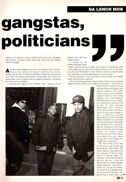 HipHop-TheGoldenEra: Da Lench Mob - HHC 1992