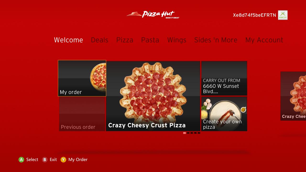 Xbox ganha aplicativo da Pizza Hut nos EUA - Xbox Blast