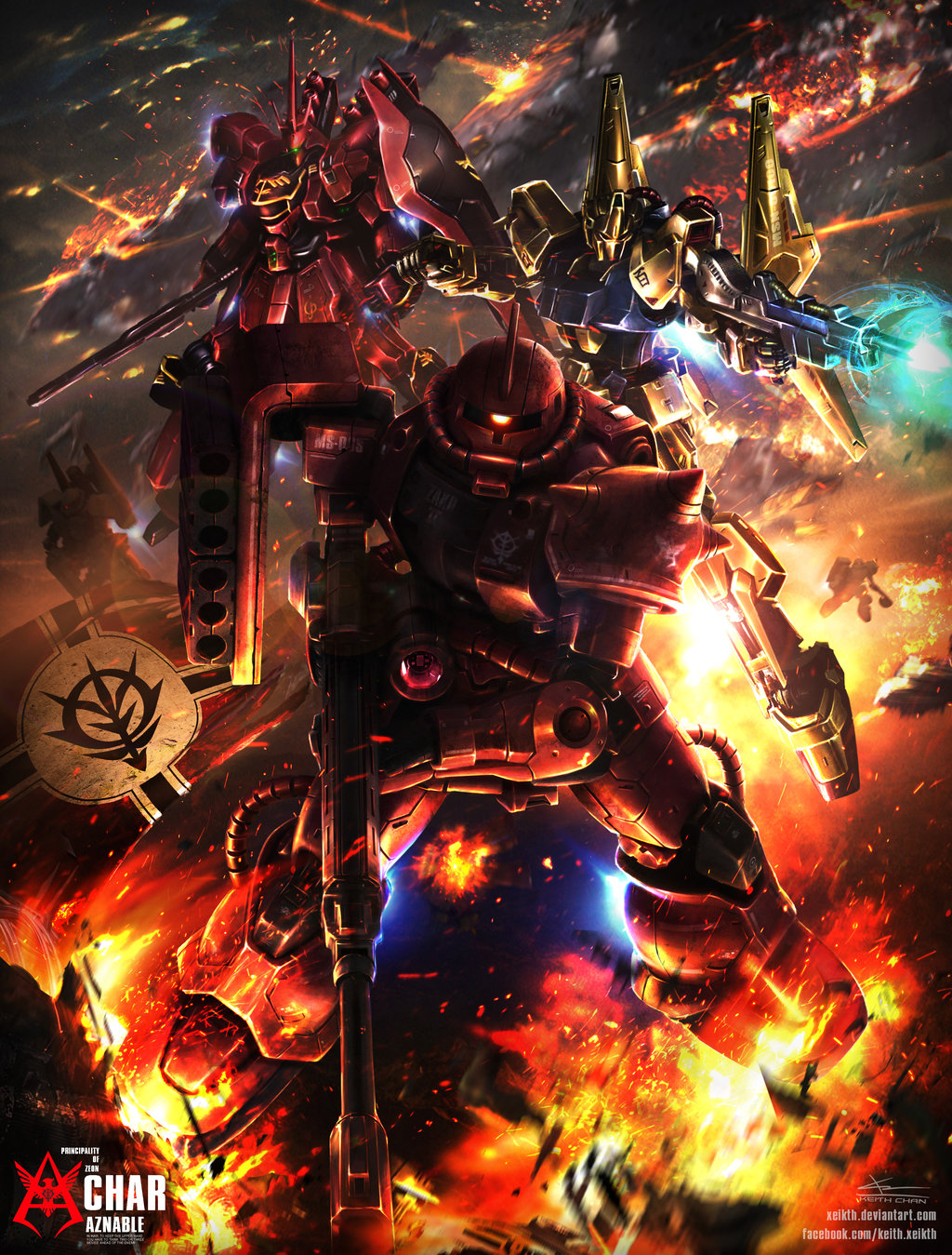 GUNDAM GUY: Gundam Digital Artwork by Xeikth