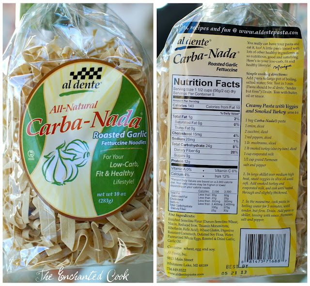 The Enchanted Cook: Perfect Pasta with Al Dente's Carba-Nada Fettuccini ...