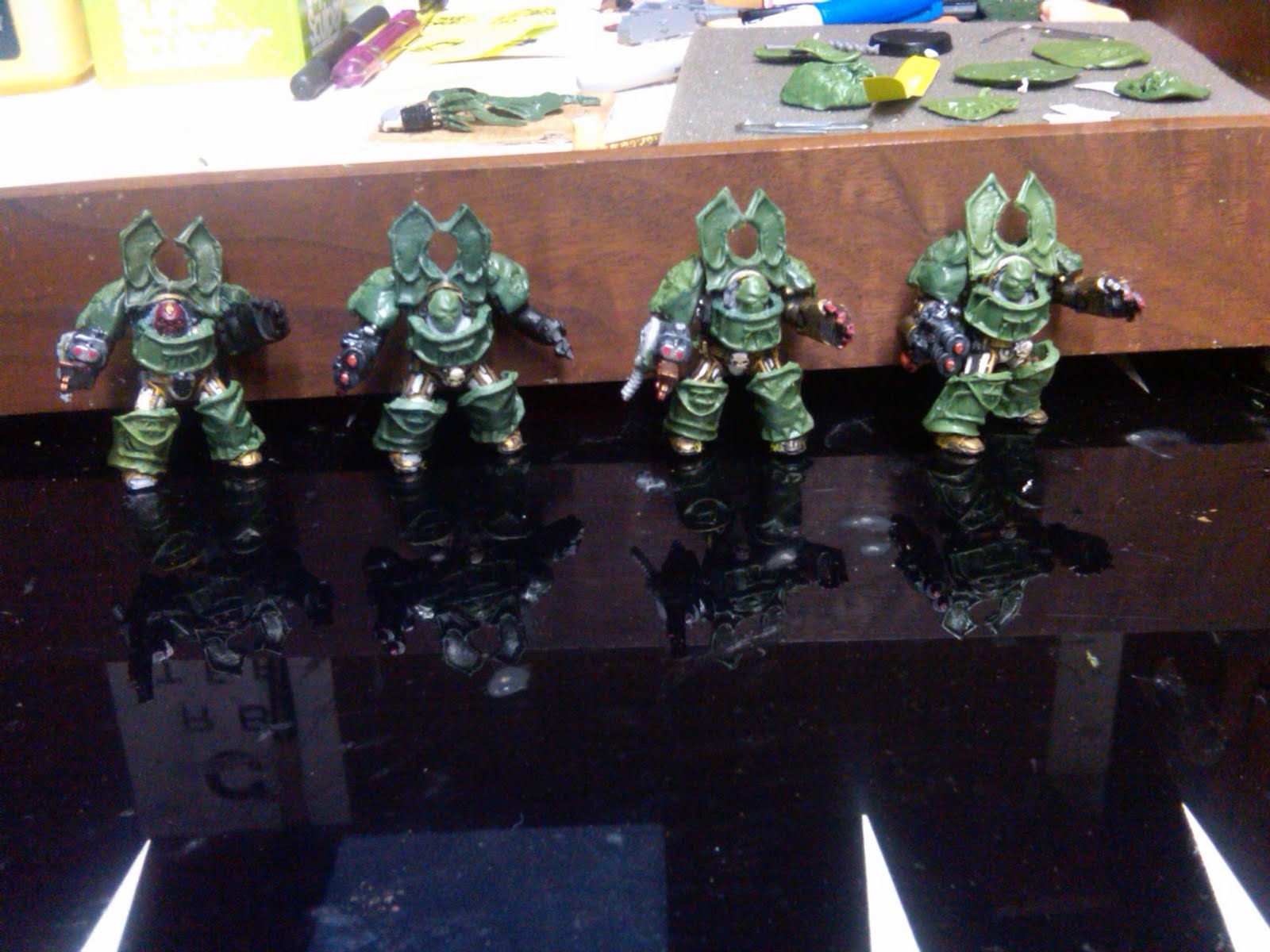 Hellz Realm (Warhammer 40k): Khorne Terminators - Green Stuff