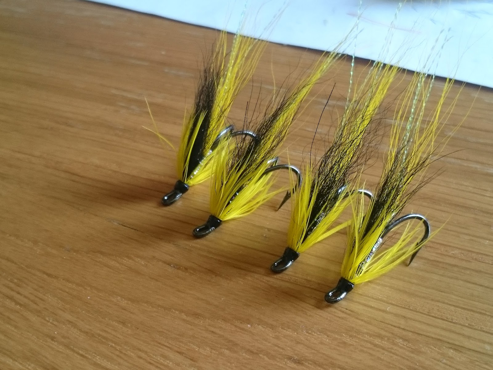Salmon Fly: Yellow Cascade Salmon Flies - Tay Salmon Fly