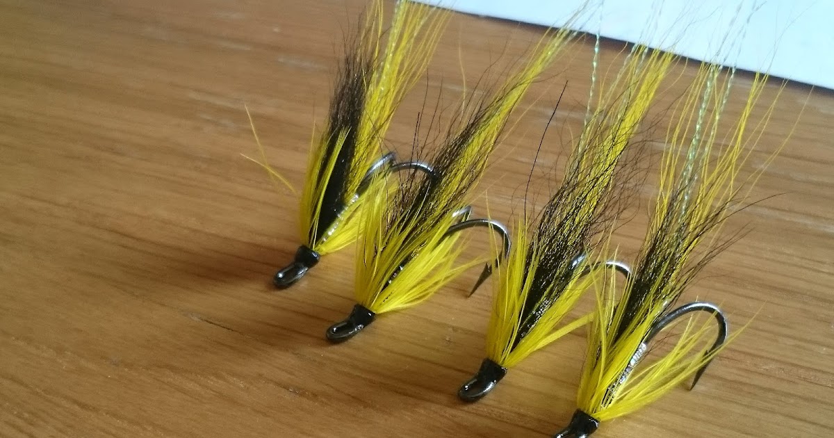 Salmon Fly: Yellow Cascade Salmon Flies - Tay Salmon Fly