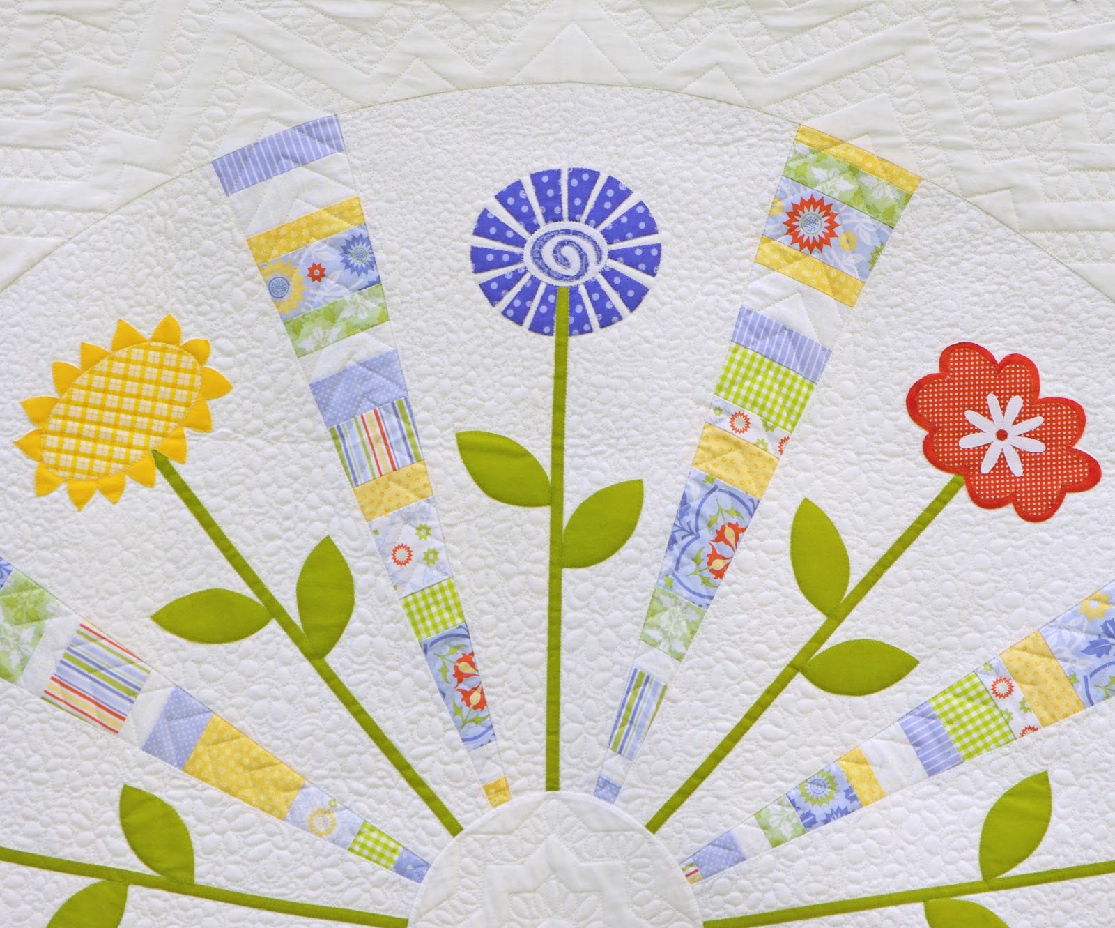 Flower Wheel Quilt - Ahhh...Quilting