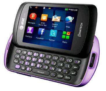 Pantech Swift(AT&T)-Quick Messaging Device with Slider QWERTY Design