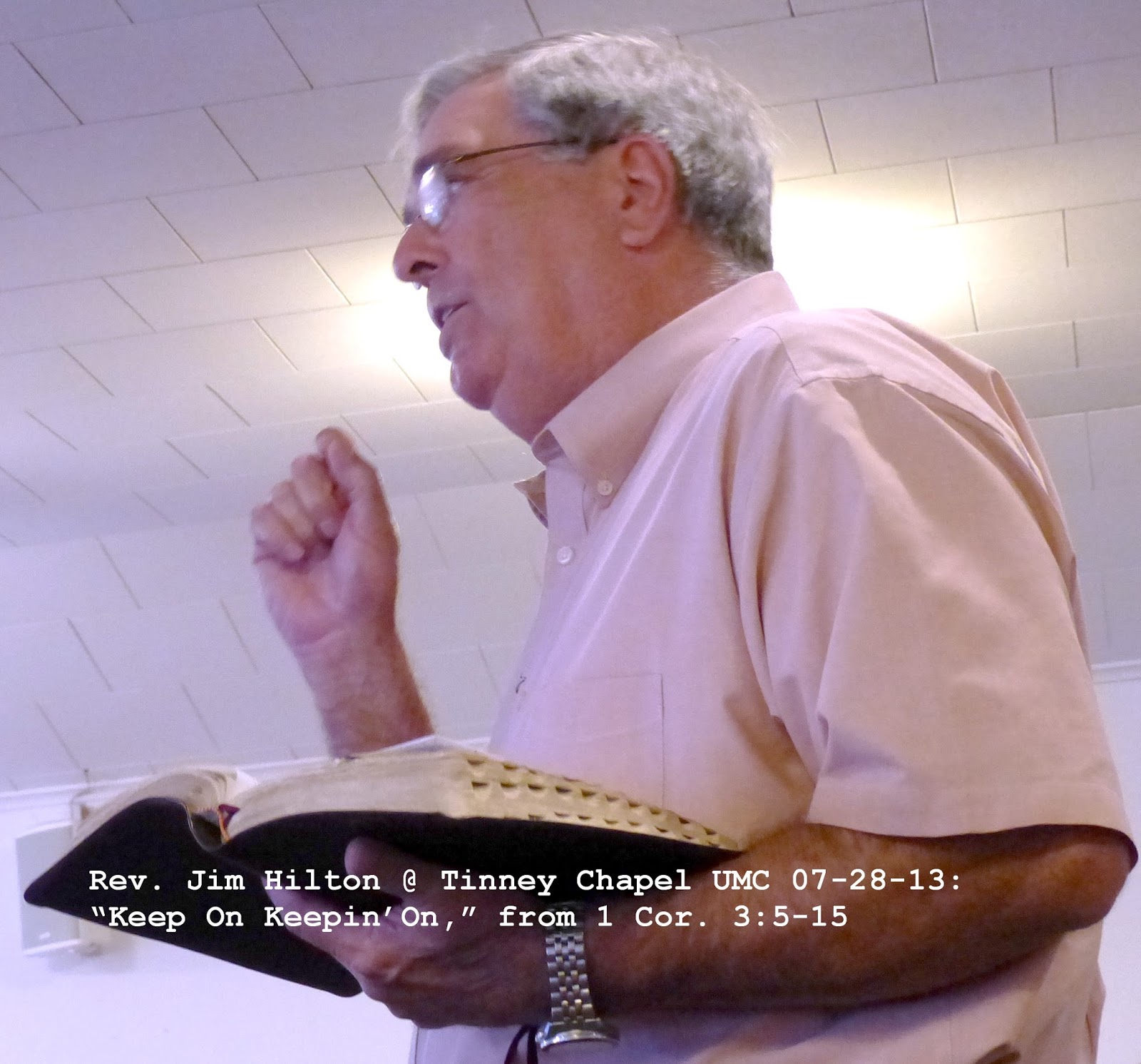 Tinney Chapel Today: "Keep On Keepin' On" Preached @ Tinney Chapel