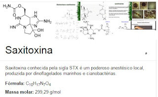 Intoxicações e mortes por Venenos Naturais : Ricina ,Saxitoxina ...