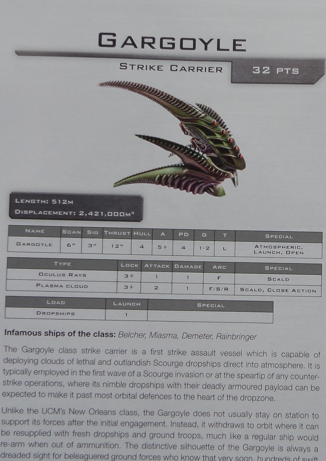 The Hot LZ: Scourge Ship Overview Frigates