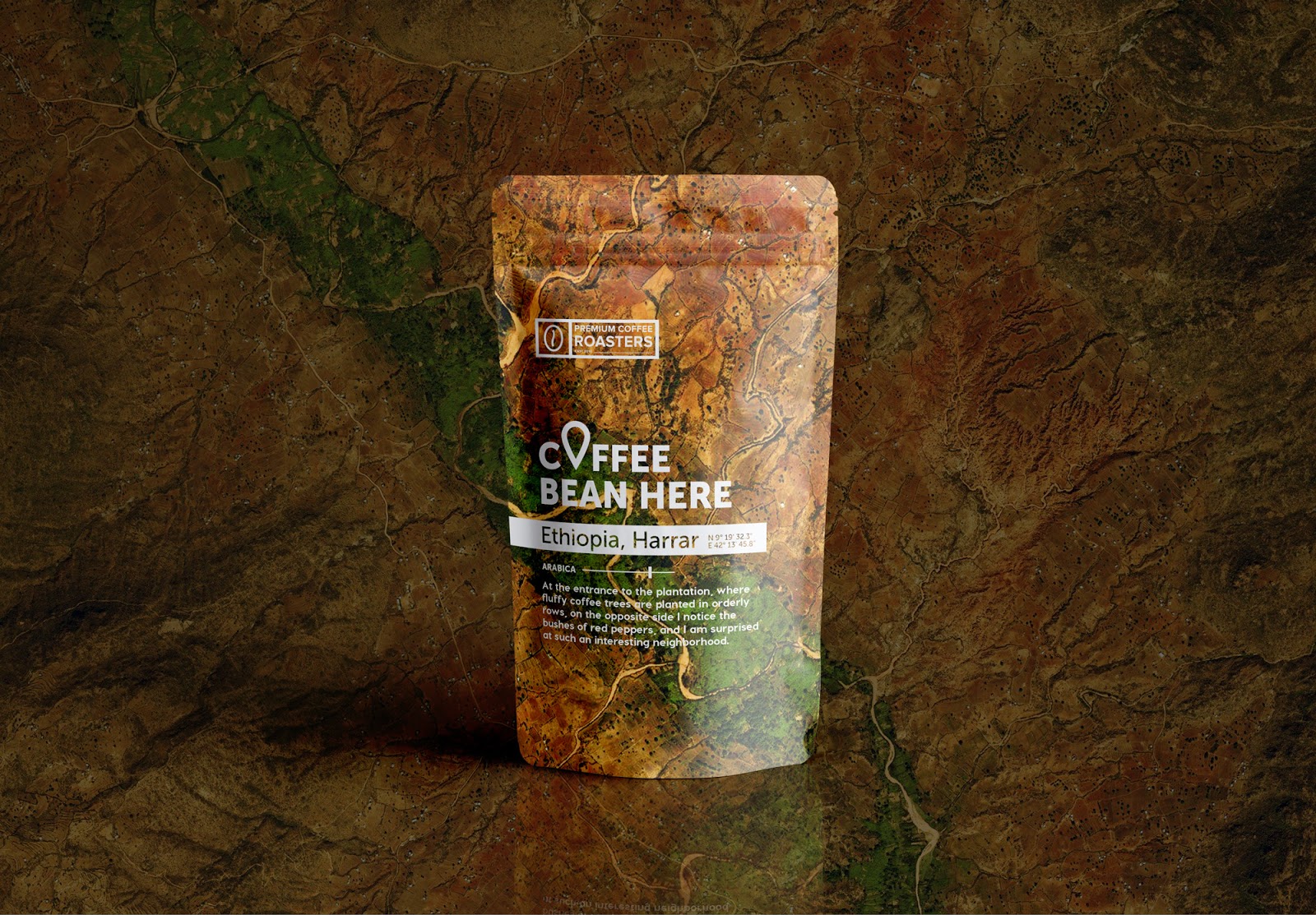 Coffee Bean Here on Packaging of the World - Creative Package Design ...