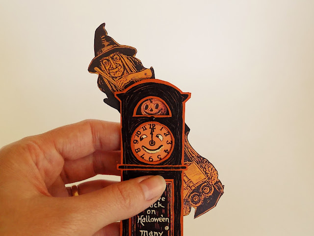 flew the coop: Halloween Clock with Spooky Spinning Fun!