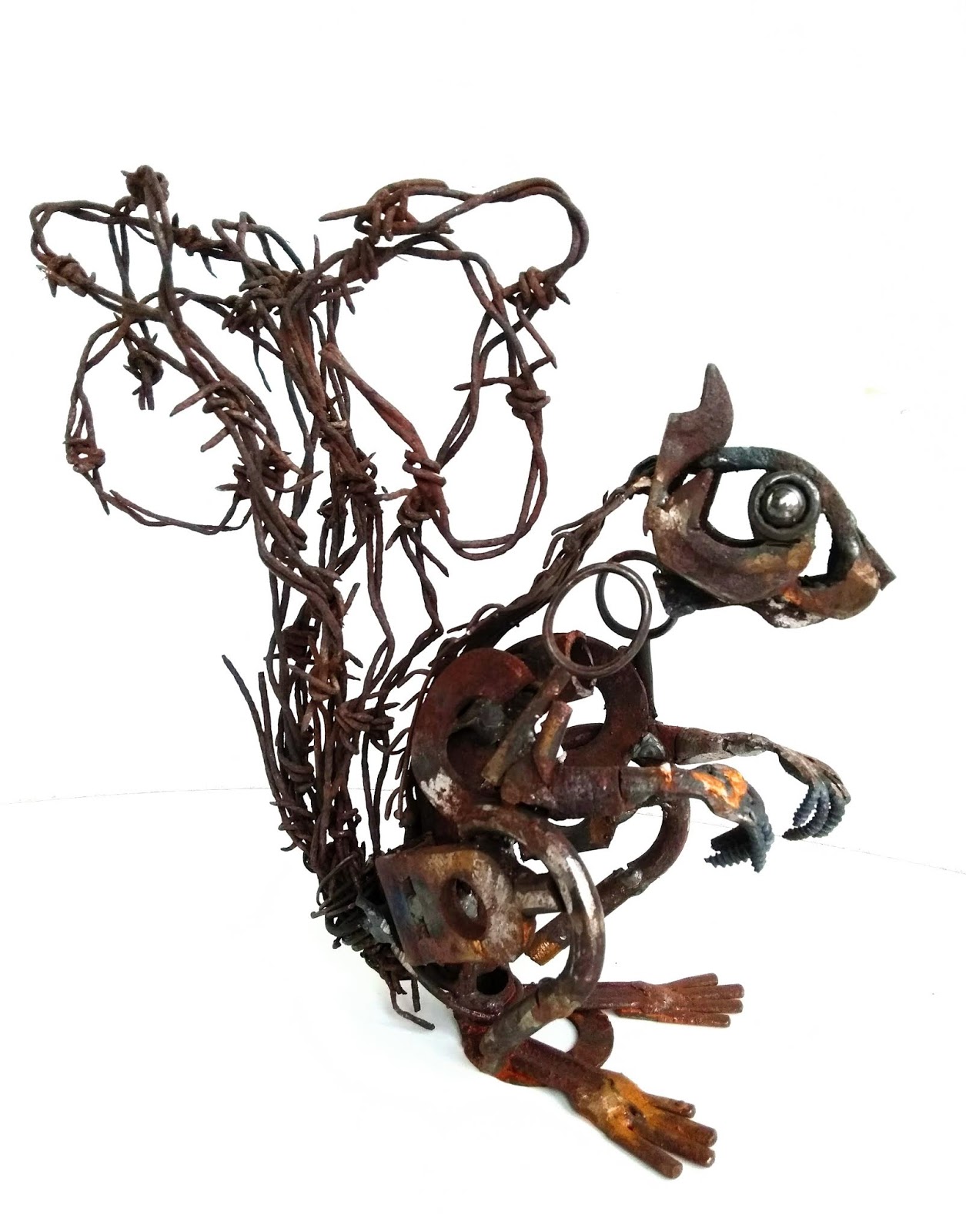 Ed Hill Metal Art: Squirrels