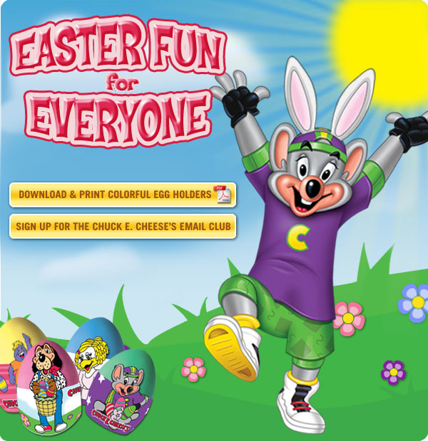 Coupon Nano: FREE Chuck E Cheese Egg Holders!
