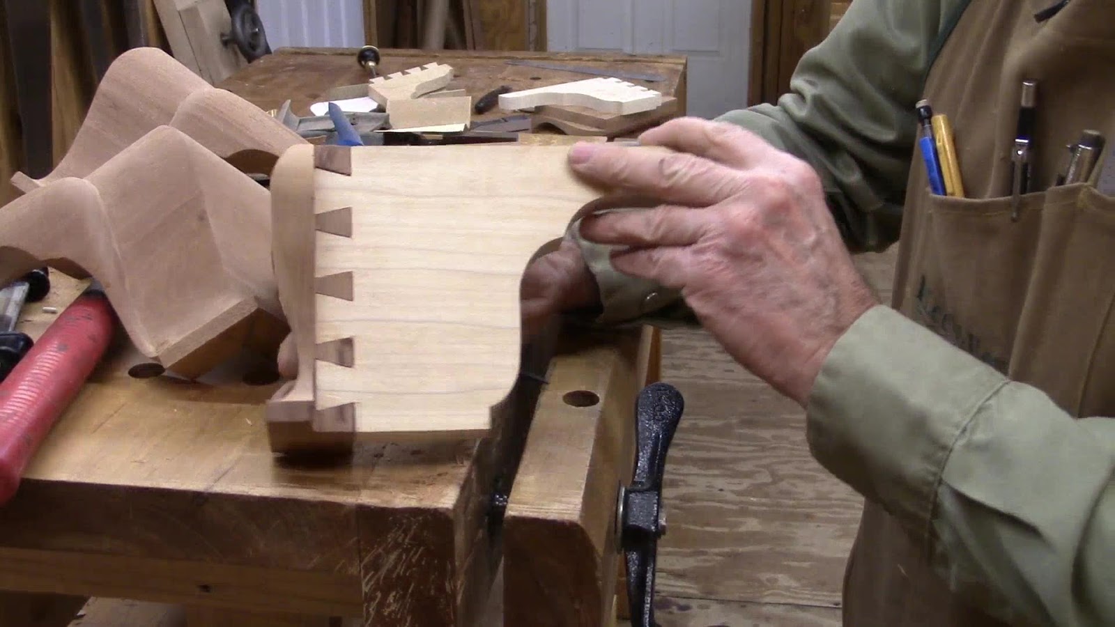 David Boeff Furniture Maker: Townsend Kneehole Bureau Ogee Bracket Feet ...