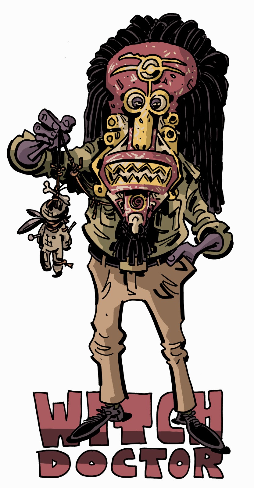 Chris Schweizer's Old Blog: Character-a-Day: Witch Doctor!