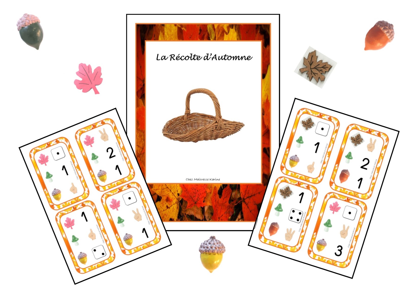 Chez Maicresse Karine: Jeu La récolte d'automne