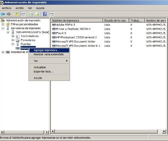 Blog de Raquel_ech: SERVIDOR DE IMPRESIÓN EN WINDOWS SERVER
