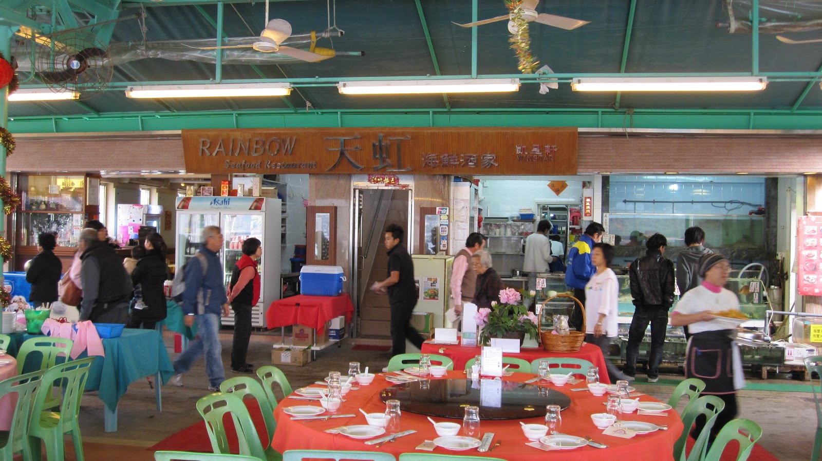 ice cream when the sky is grey: Lamma Island Hong Kong
