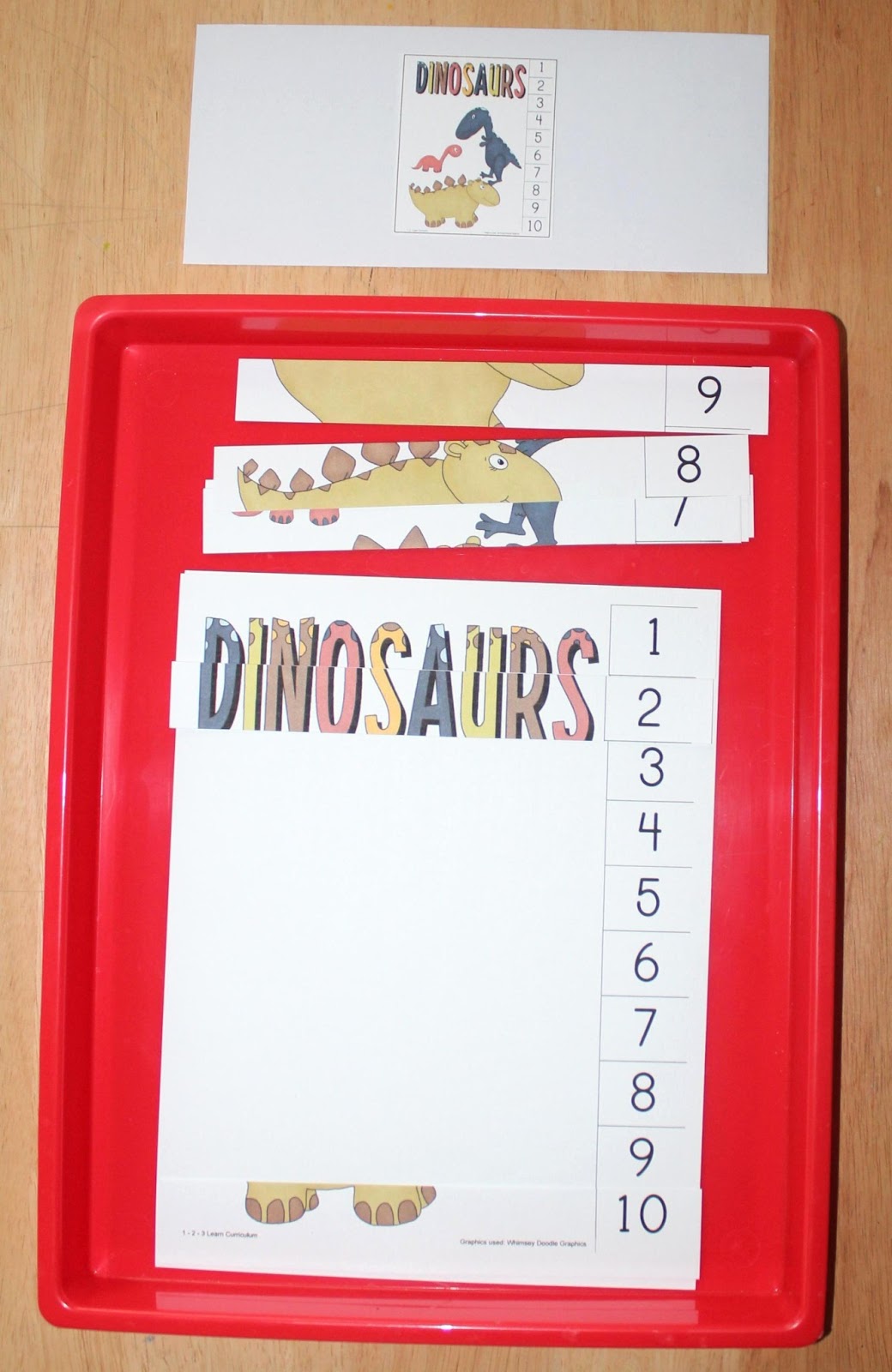 1 - 2 - 3 Learn Curriculum: Dinosaur Math Activities added