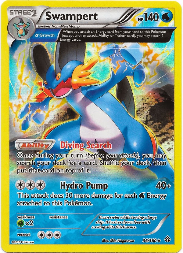 Swampert 36/160 -- Primal Clash Pokemon Card Review | PrimetimePokemon ...