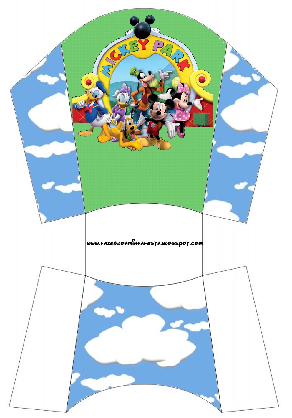 Mickey Clubhouse: Free Printable Boxes. - Oh My Fiesta! in english