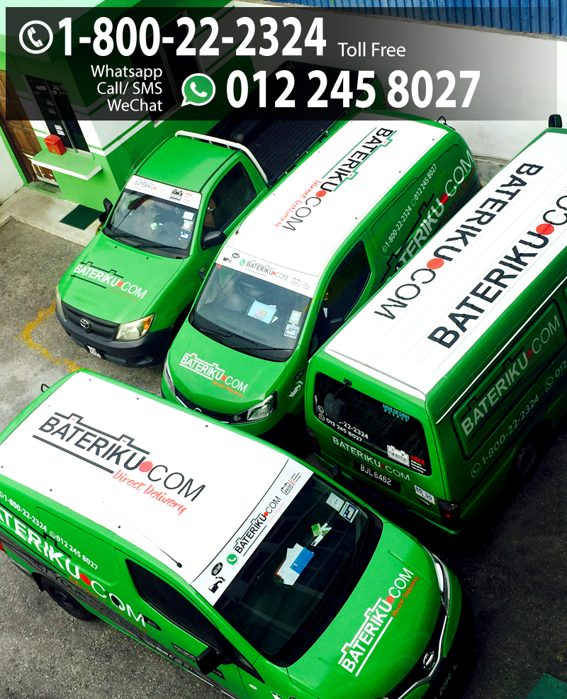 Bateri Kereta Kong? Bateriku.Com Kan Ada