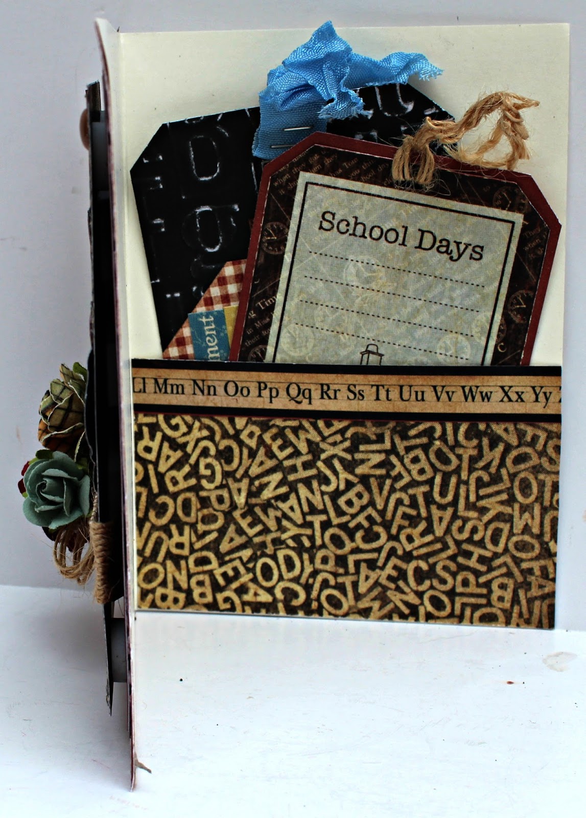 Pam Bray Designs: A Girl with Flair: Alpha...School Card with Craftwell
