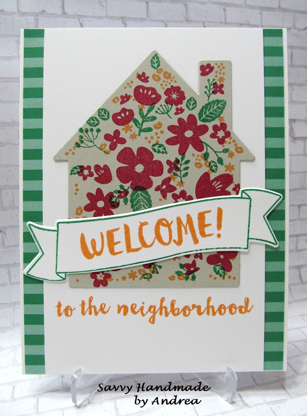 Savvy Handmade Cards: Welcome Card