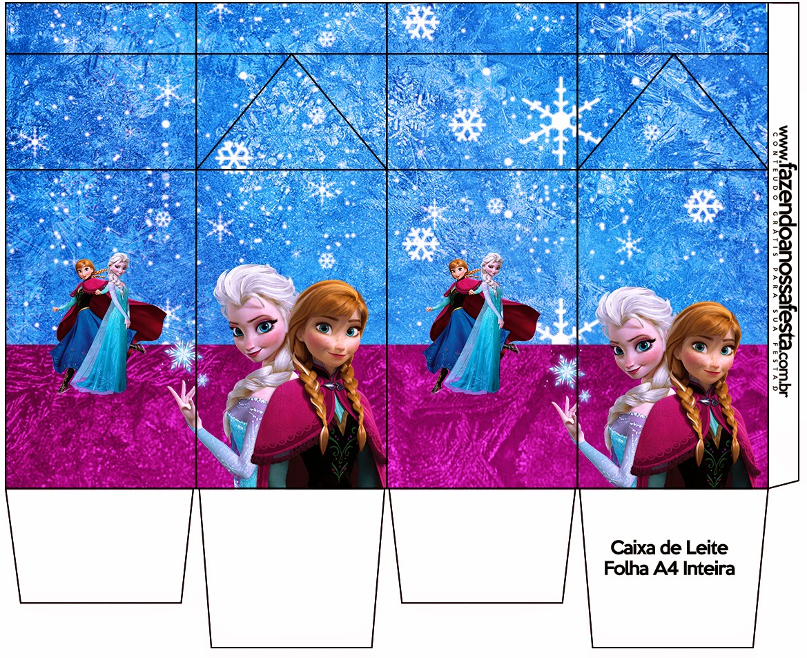 Frozen Azul y Purpura: Cajas para Imprimir Gratis. - Ideas y material ...