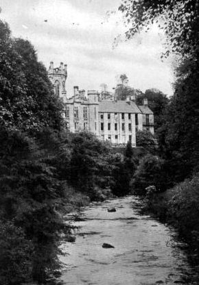 Tour Scotland: Old Photograph Calderwood Castle Scotland