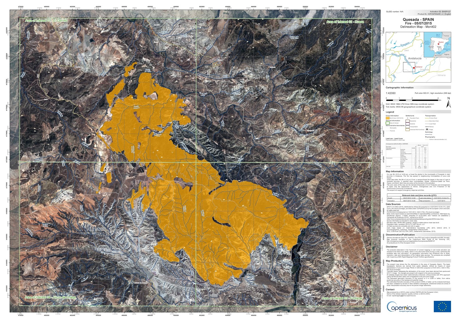 Blog Idee Mapas De Los Incendios Forestales Del Sur De España