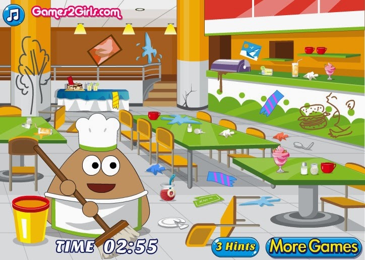 information مشاهد الفيديو : Pou School Clean