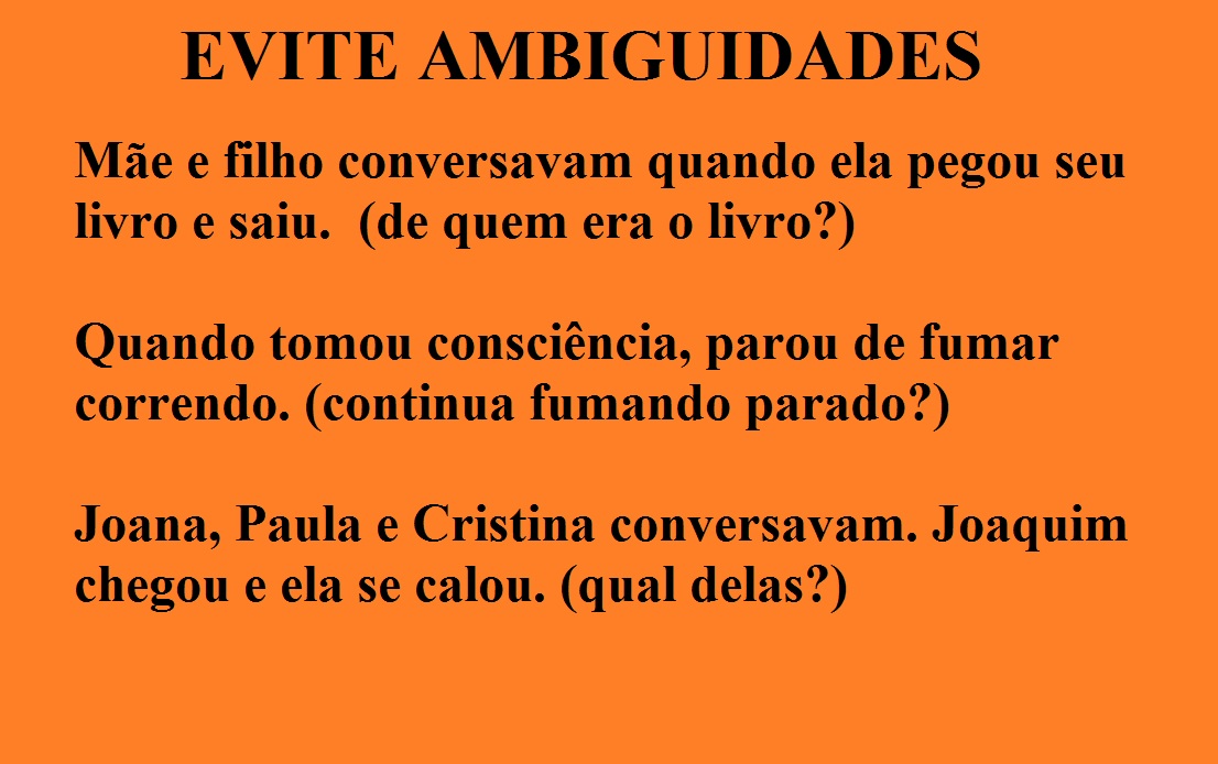 Professor Sidclei Nagasawa: DICAS REDAÇÃO ENEM - AMBIGUIDADE