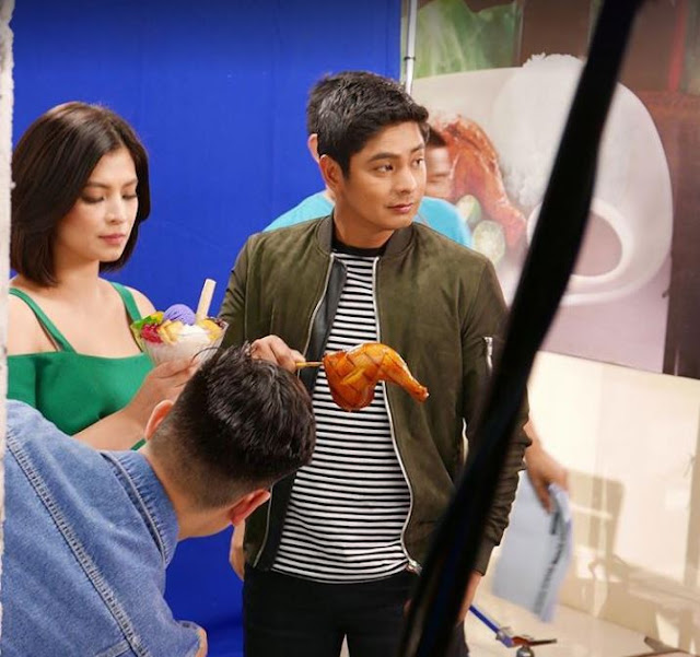 IN PHOTOS: Angel Locsin and Coco Martin In Mang Inasal's TV Commercial ...
