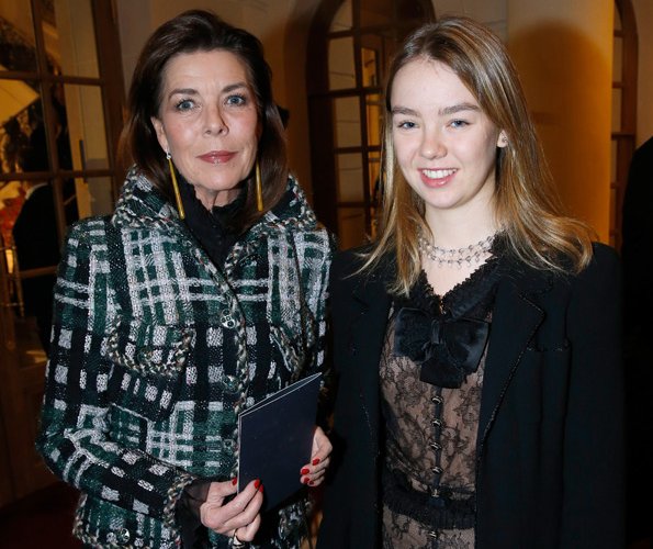 Princess Caroline and Alexandra attend Chanel show in Paris