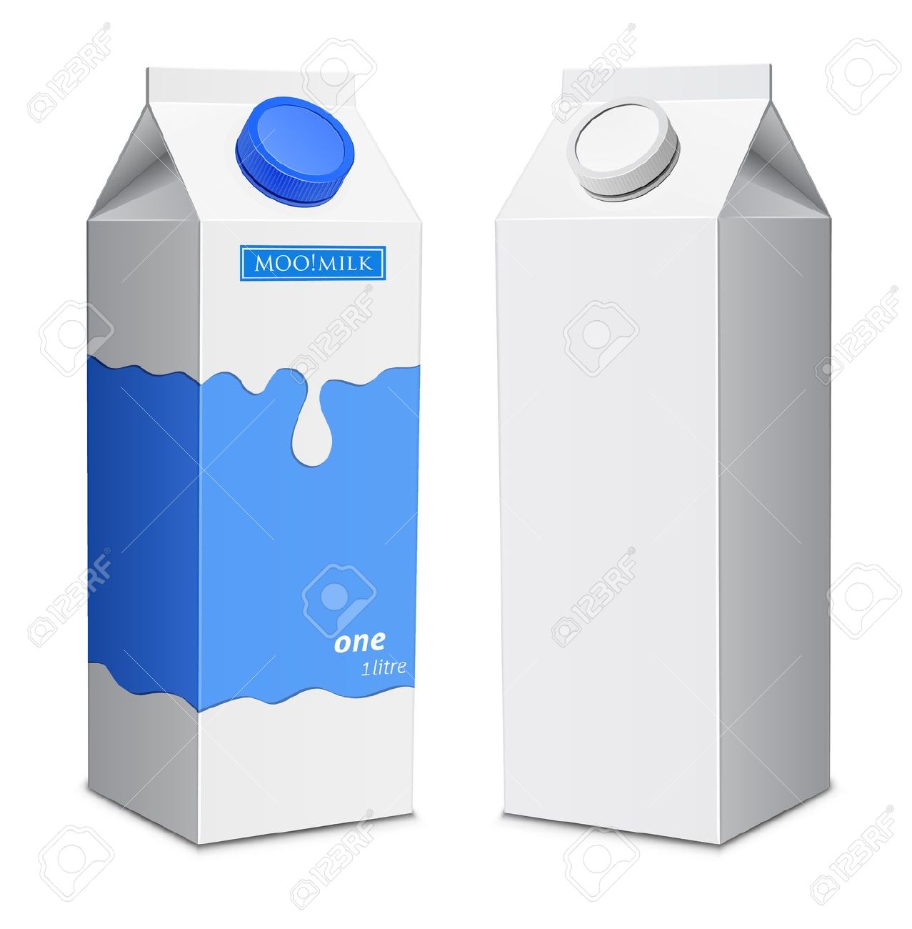 Custom Design Packaging Printing Boxes : Milk cartons are water tight ...