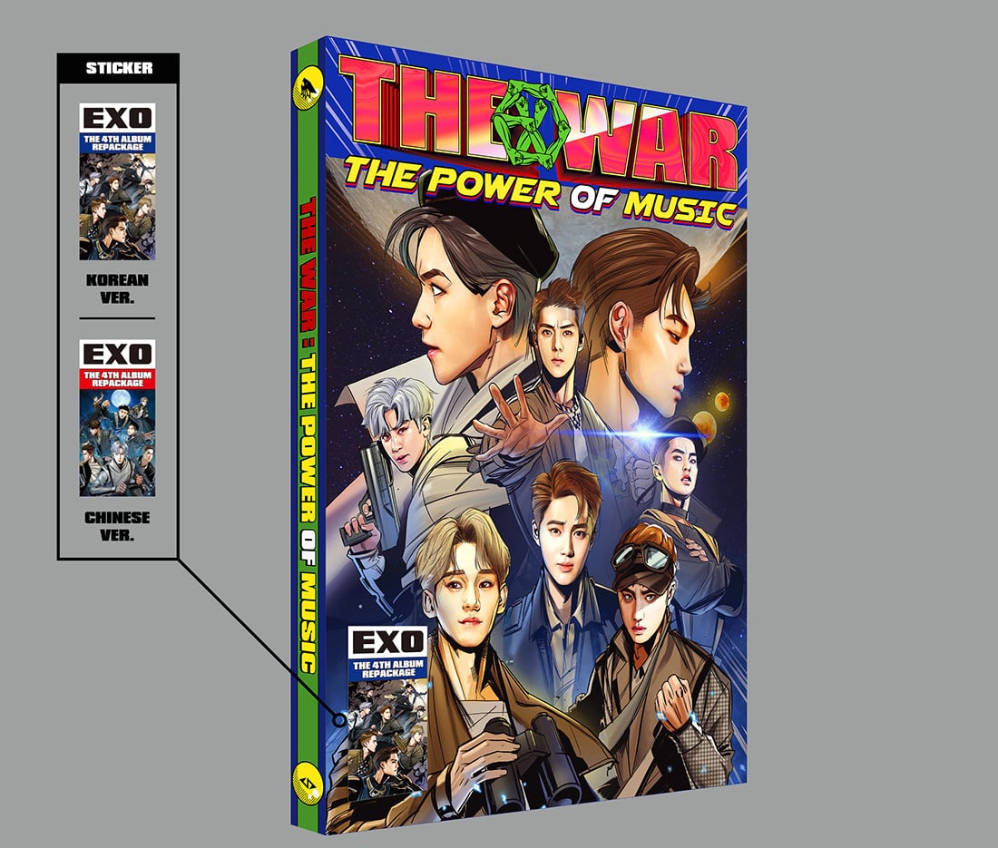 EXO REVELA DETALLES DE SU NUEVO ÁLBUM AL ESTILO COMIC
