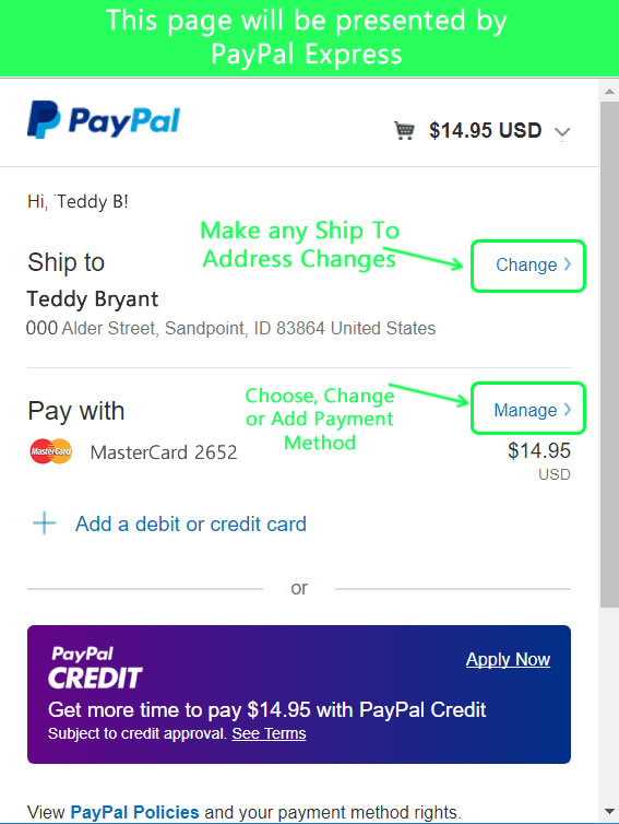 How Can I Use Paypal Express Checkout to Shop? - Gift Ideas from ...
