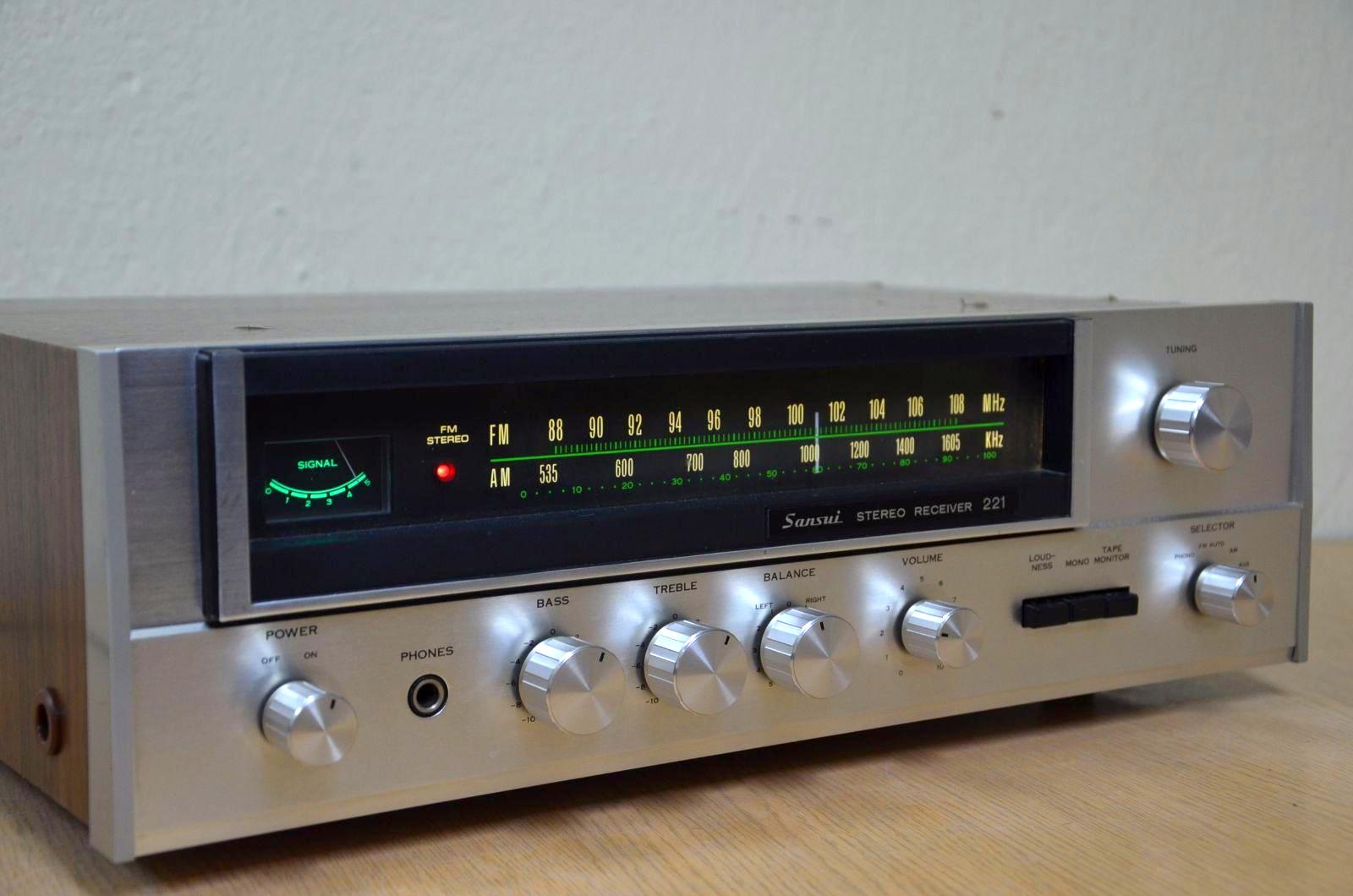 Sansui 221 - Analog Stereo Receiver | AudioBaza