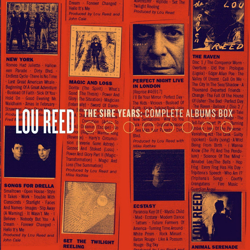 Lou Reed - The Sire Years ~ Complete Albums Box (2015)
