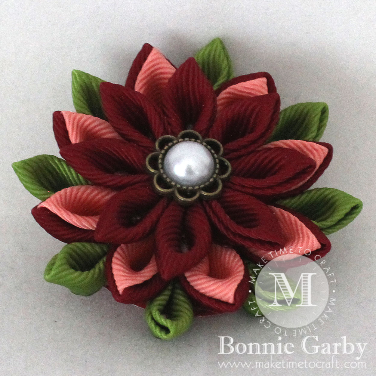 Really Reasonable Ribbon Blog: Kanzashi Flower Inspiration with Video ...