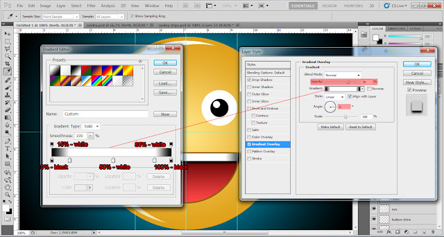 V3N0M's - 2D and 3D art: Photoshop Smiley Tutorial