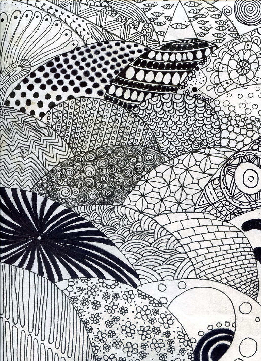 Simple Zentangles Patterns
