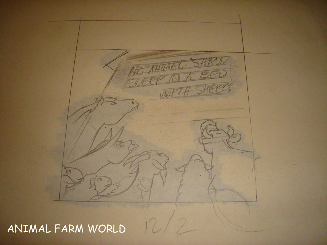 Living Lines Library: Animal Farm (1954) - Production Drawings > Layouts