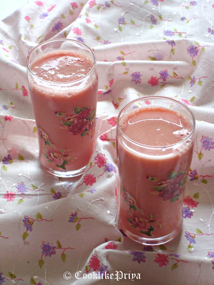 Cook like Priya: Watermelon Lassi | Watermelon Yogurt Recipe ...