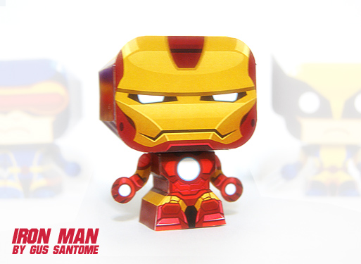 Mini Iron Man Papercraft | Papercraft Paradise | PaperCrafts | Paper ...