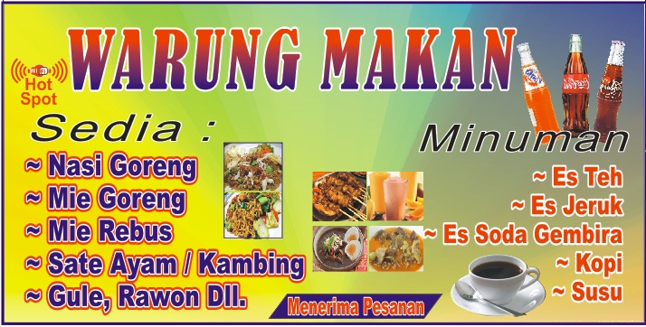24+ Contoh Desain Mmt Warung Makan, Istimewa!