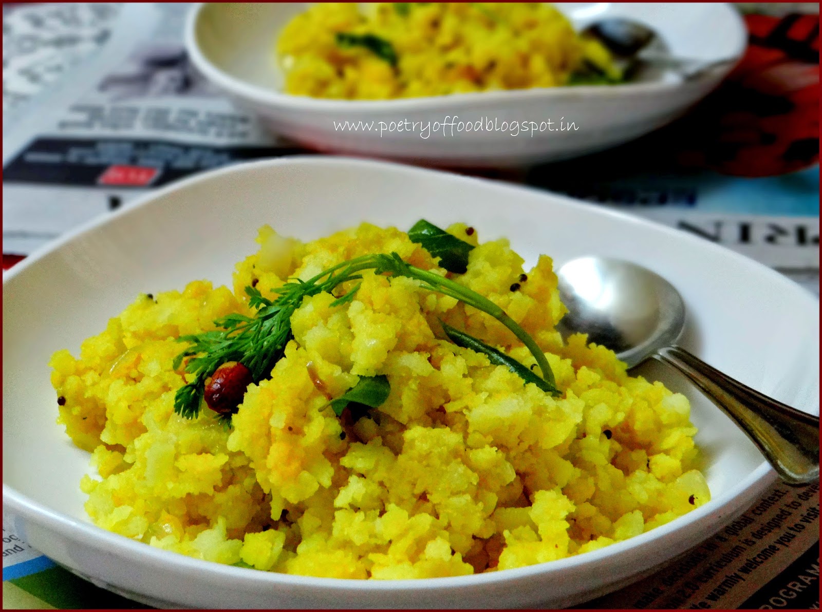 Poetry of Food: Kanda Poha..... Flattened Rice with Onions...!!!!