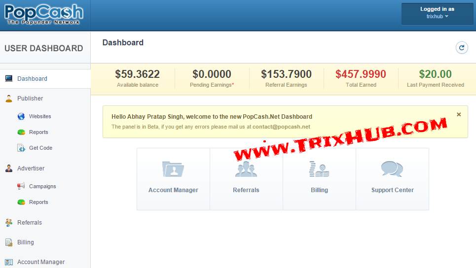 Make Money PTC: Popcash.Net True Review With Payment Proof, Earning ...